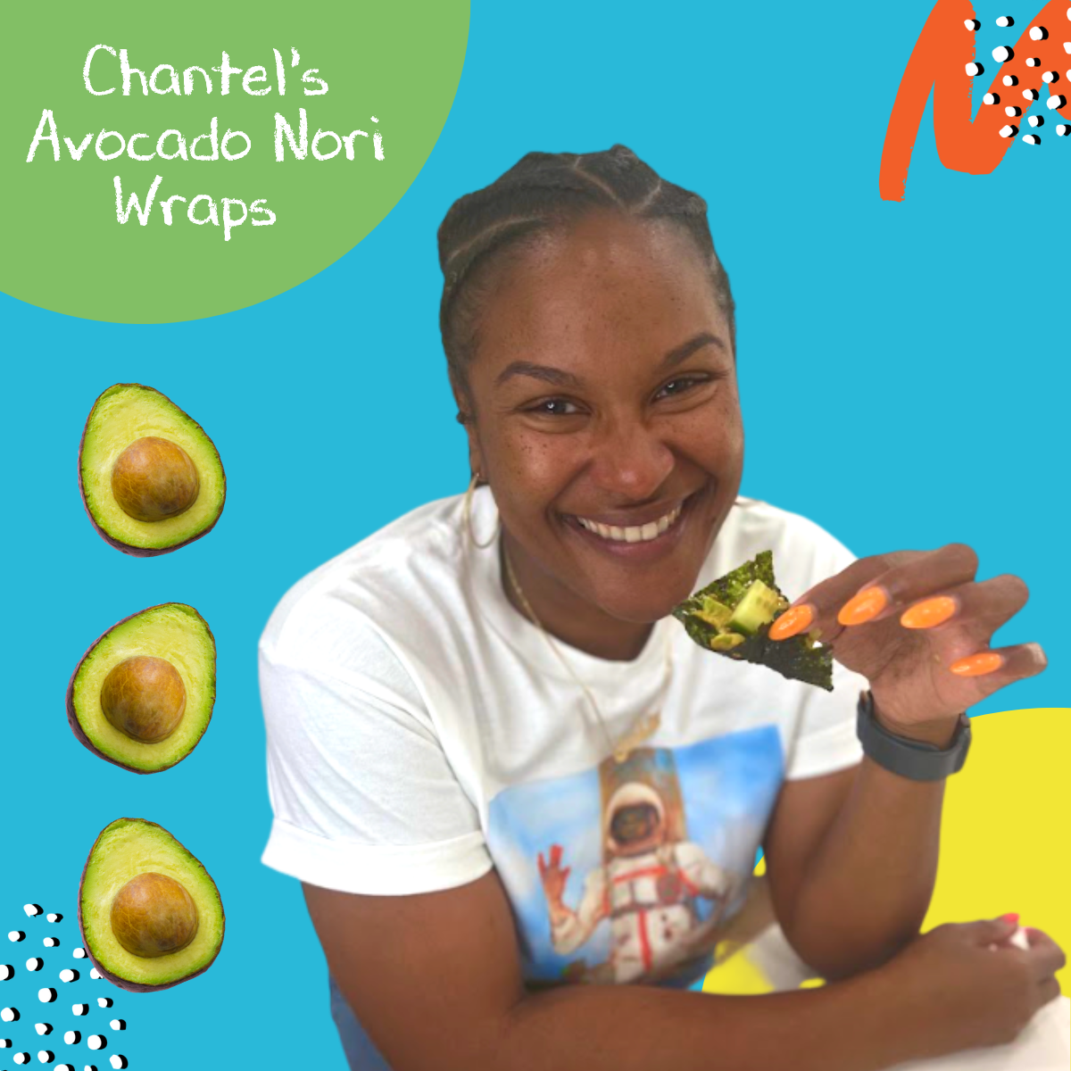 Chantel's Snack Shack Recipe #1: Avocado Cucumber Nori Wraps 🥑 – Play Pits